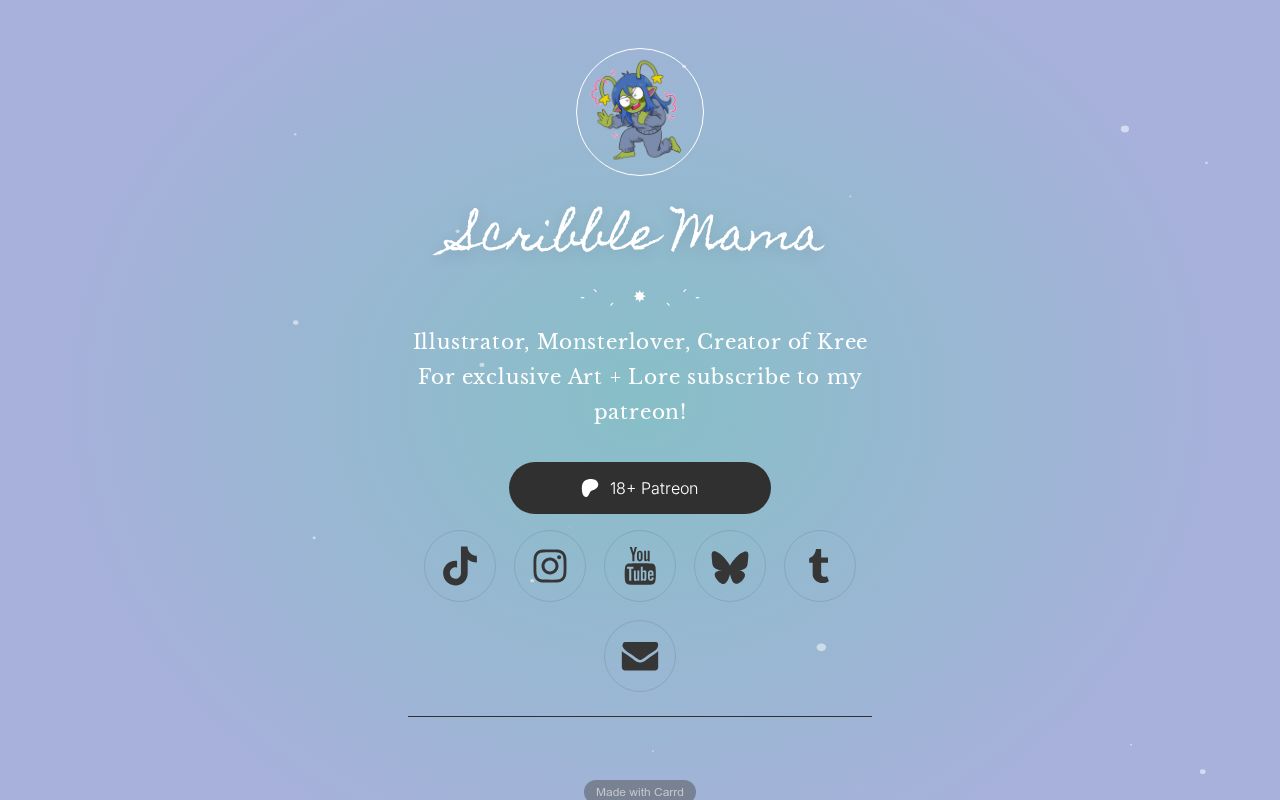 Scribble Mama's Carrd